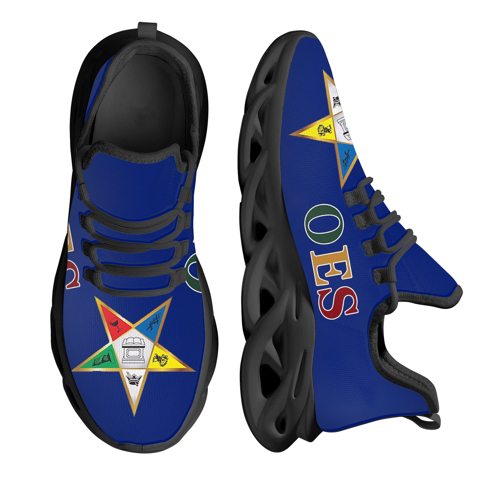 OES Sistars Order Of Eastern Design Comfort Platform Shoes Casual Mesh ...