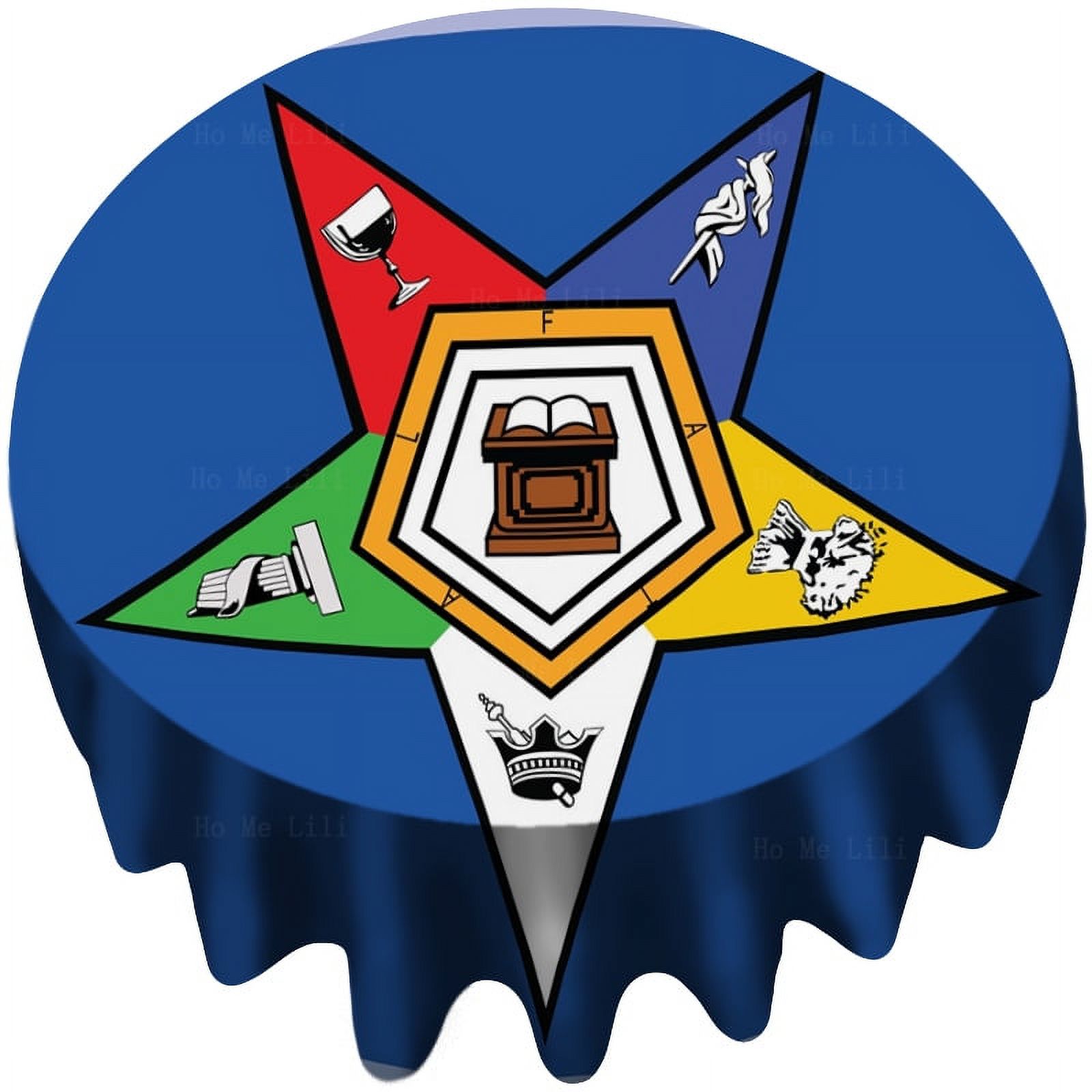 OES The Order Of Eastern Star Emblem Scriptural Illustrations Stain ...