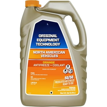 1 Gallon Engine Coolant/Antifreeze MOTORCRAFT Orange/Yellow ...