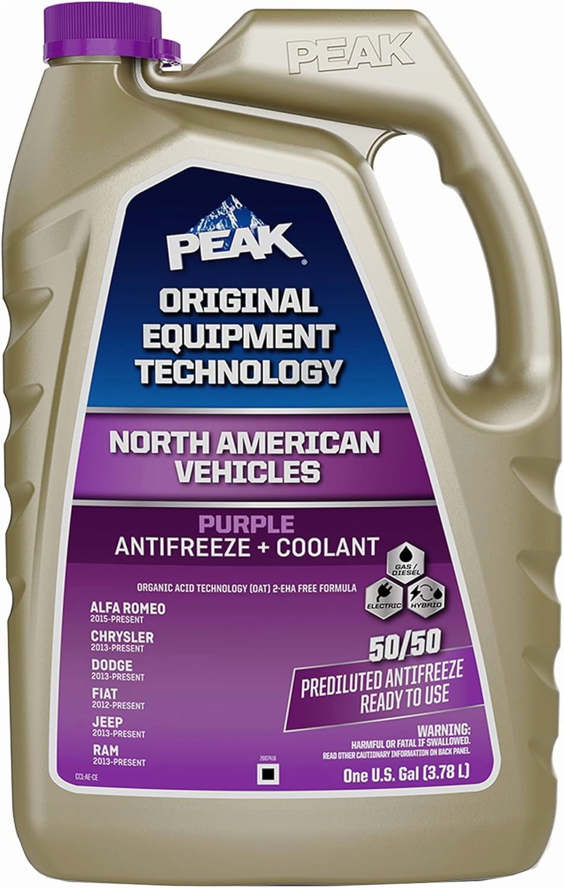 OET Extended Life Purple 50/50 Prediluted Antifreeze and Coolant for ...