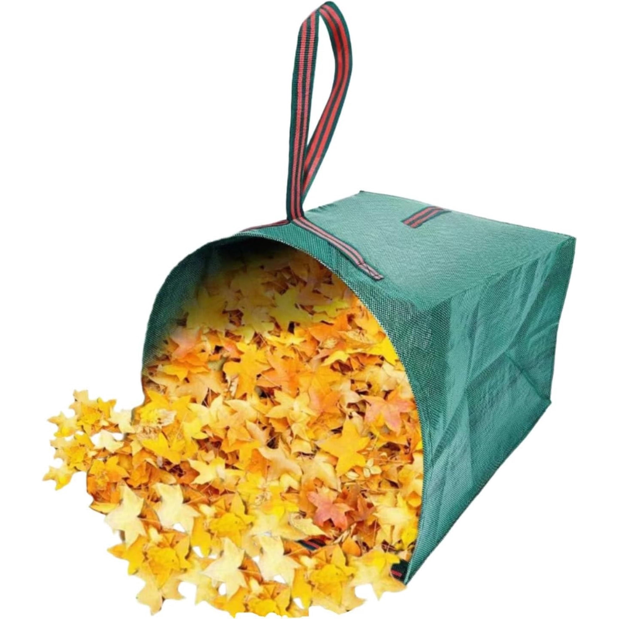 OFEFE 53-Gallon Large Leaf Collector - Reusable Yard Waste Bag, Dustpan ...