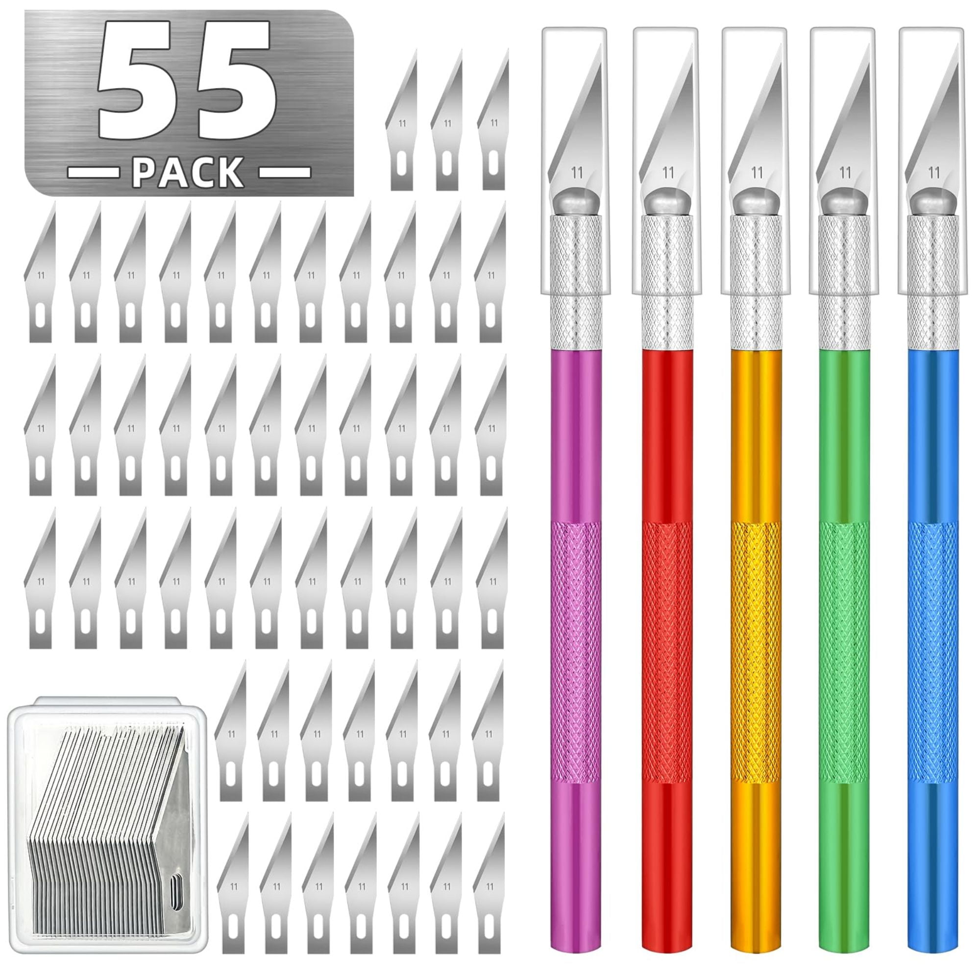 OFEFE 50-Piece Premium Replacement Cutting Blades Set for Cricut ...