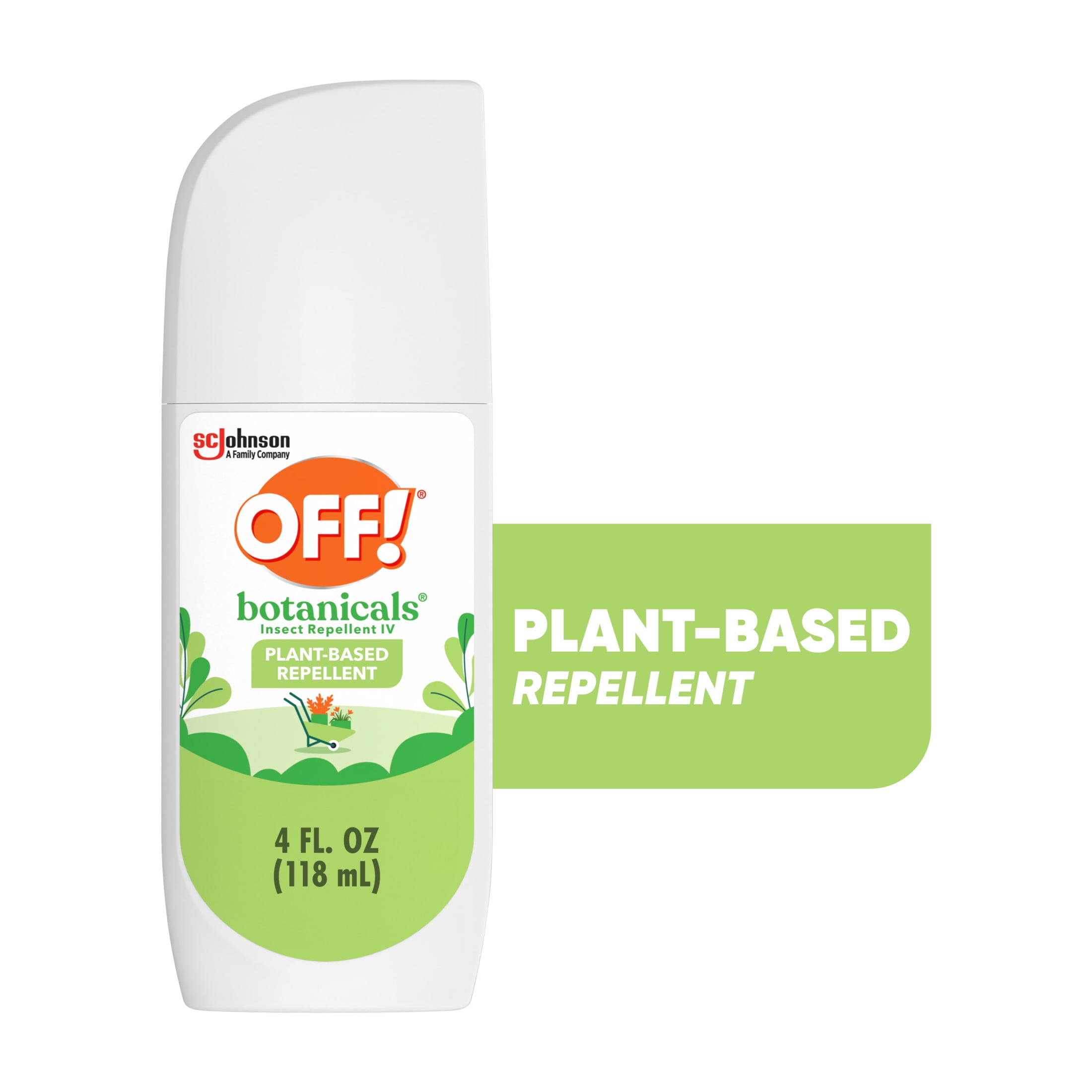 OFF! Botanicals Plant Based Inse Count Repellent IV Aerosol, 4 fl oz ...