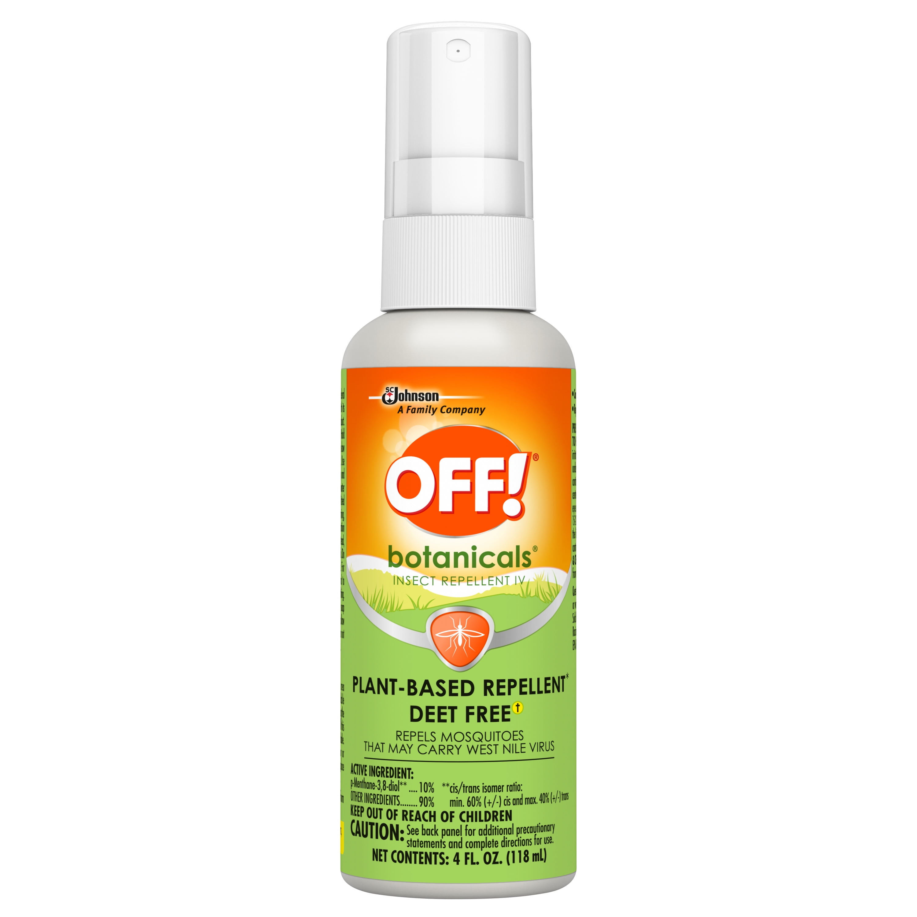 OFF Botanicals Mosquito Repellent Spritz 4 Oz