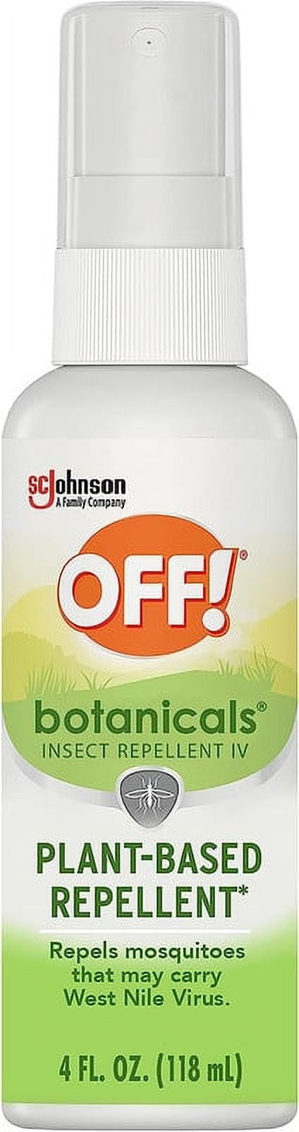 OFF! Botanicals Natural Bug Spray, Family Care Deet Free, Travel Size ...