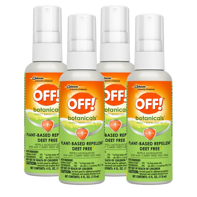 OFF! Botanicals Plant Based Bug Spray - Family Care, Natural, Travel ...