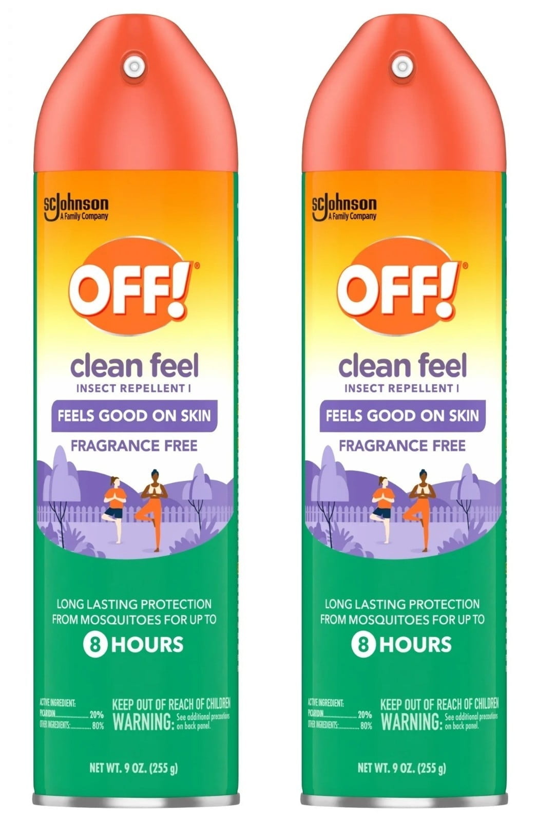 OFF Clean Feel Bug Spray Backyard Mosquito Repellent with Picaridin ...