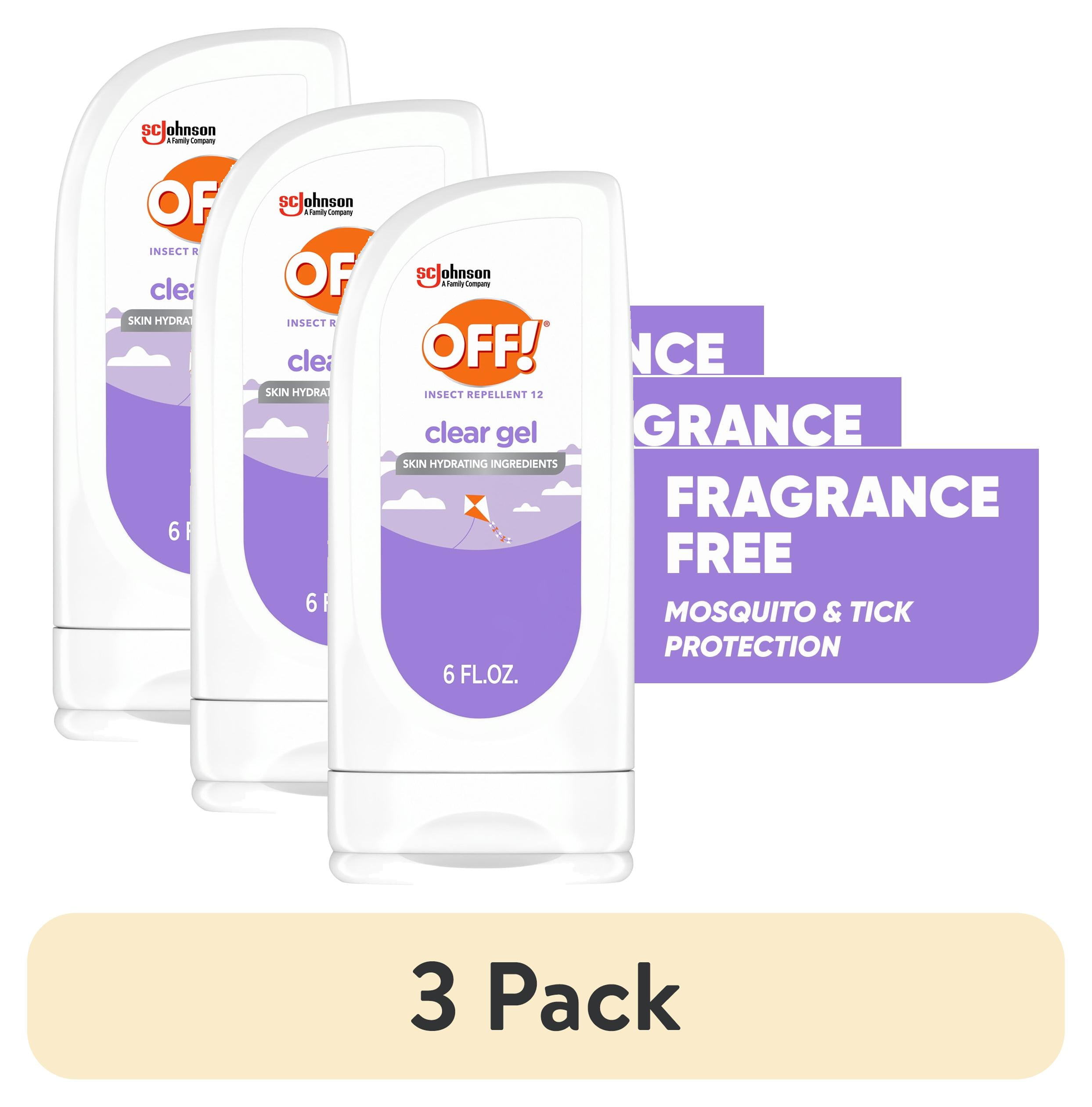 (3 pack) OFF! Clean Feel Picaridin Clear Gel Insect Repellent, 6 oz ...