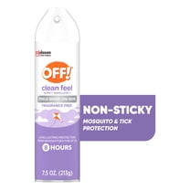 OFF!® Clean Feel Inse Count Repellent I, Backyard, Picaridin Mosquito ...