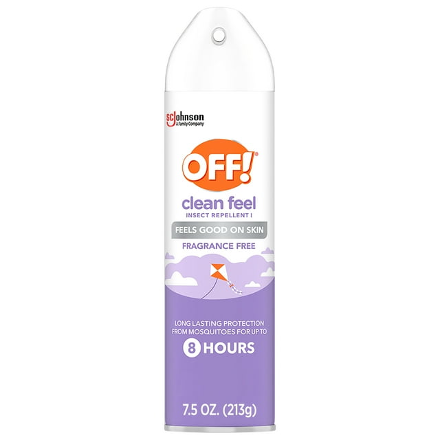 OFF! Clean Feel Insect Repellent 1, Aerosol Mosquito & Bug Spray with ...