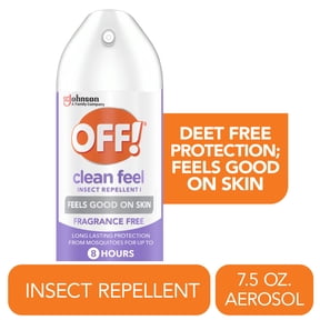 OFF! Clean Feel Picaridin Mosquito Repellent Spritz, Fragrance Free Bug ...