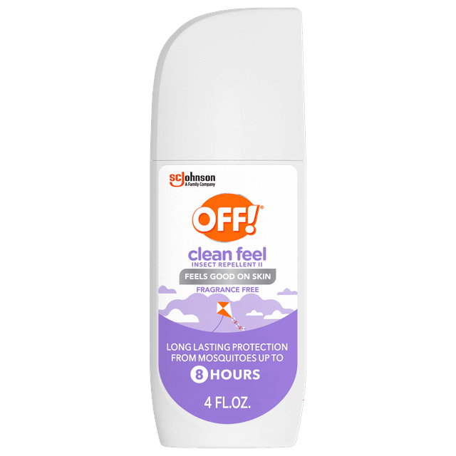 OFF! Clean Feel Picaridin Mosquito Repellent Spritz, Fragrance Free Bug ...