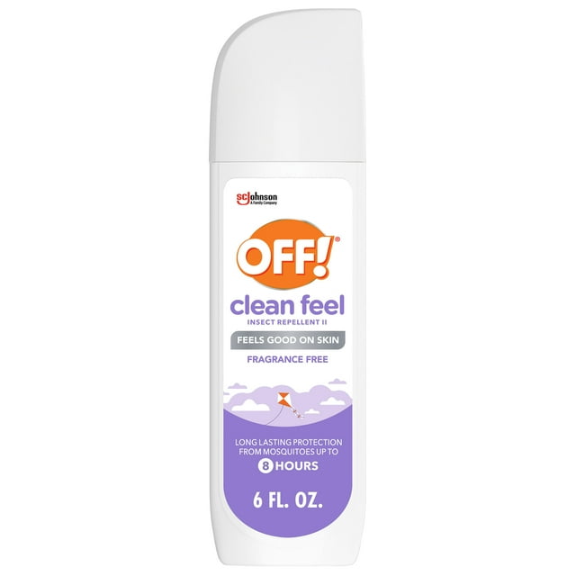 OFF! Clean Feel Picaridin Mosquito Repellent Spritz, Fragrance Free ...