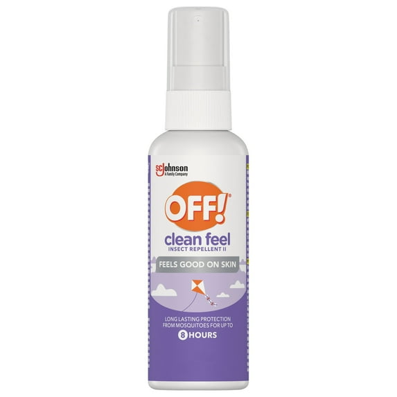 OFF!® Clean Feel Picaridin Mosquito Repellent Spritz, Odorless Formula ...