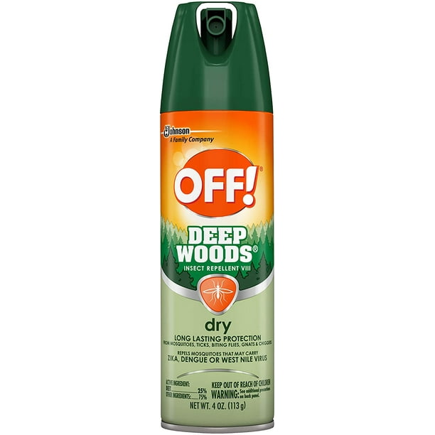 OFF! Deep Woods Insect & Mosquito Repellent VIII, DryTouch Technology ...