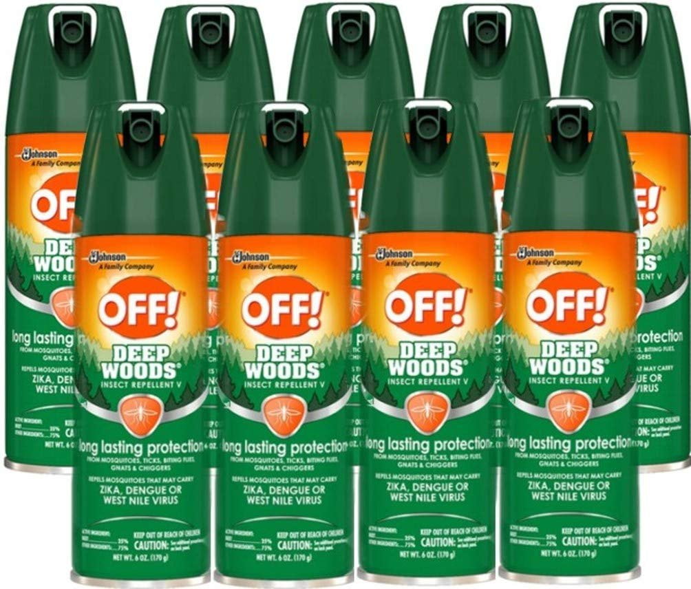 OFF! Deep Woods Insect Repellent 6 oz Pack of 9 - Walmart.com
