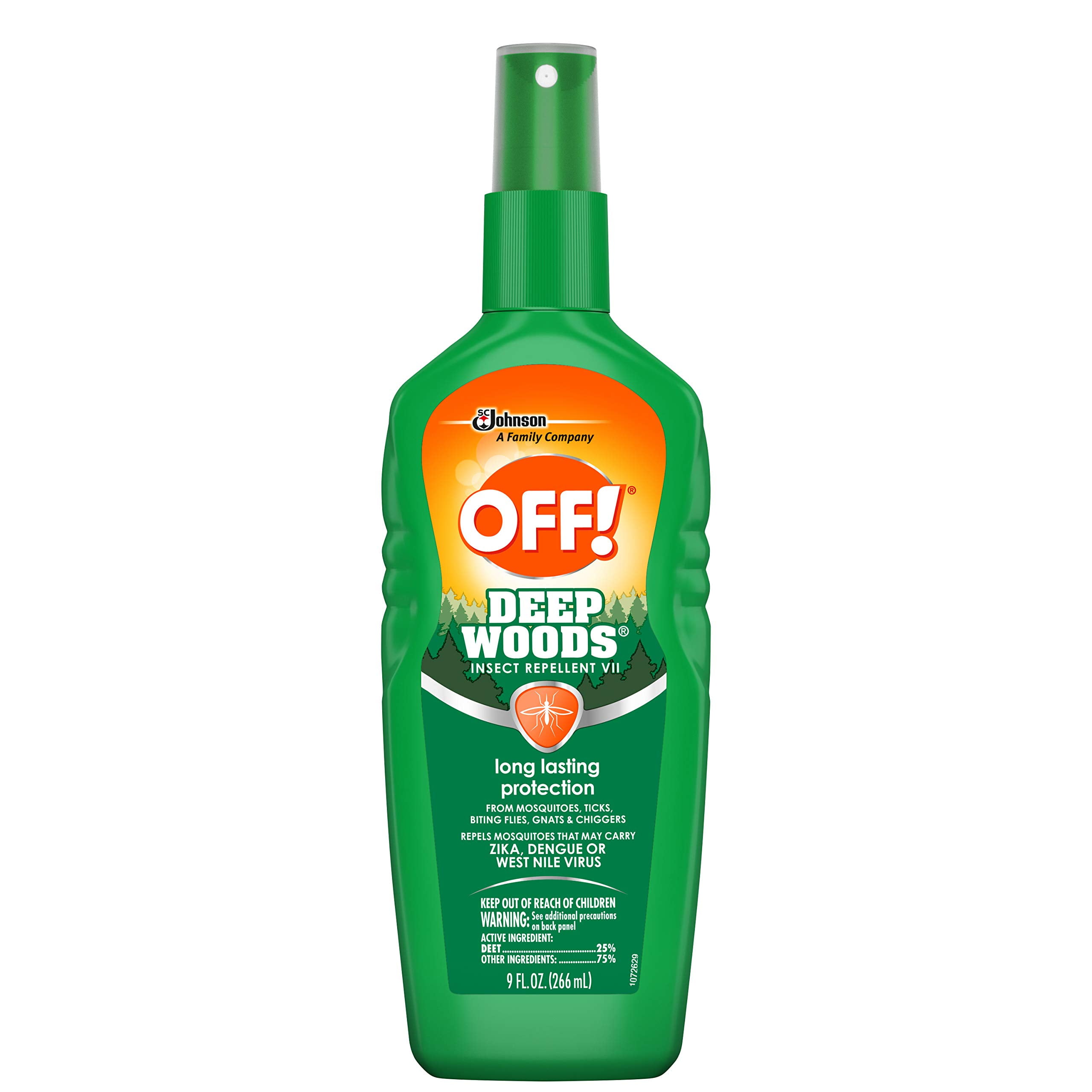 OFF! Deep Woods Insect Repellent Spritz, Bug Spray with Long Lasting ...