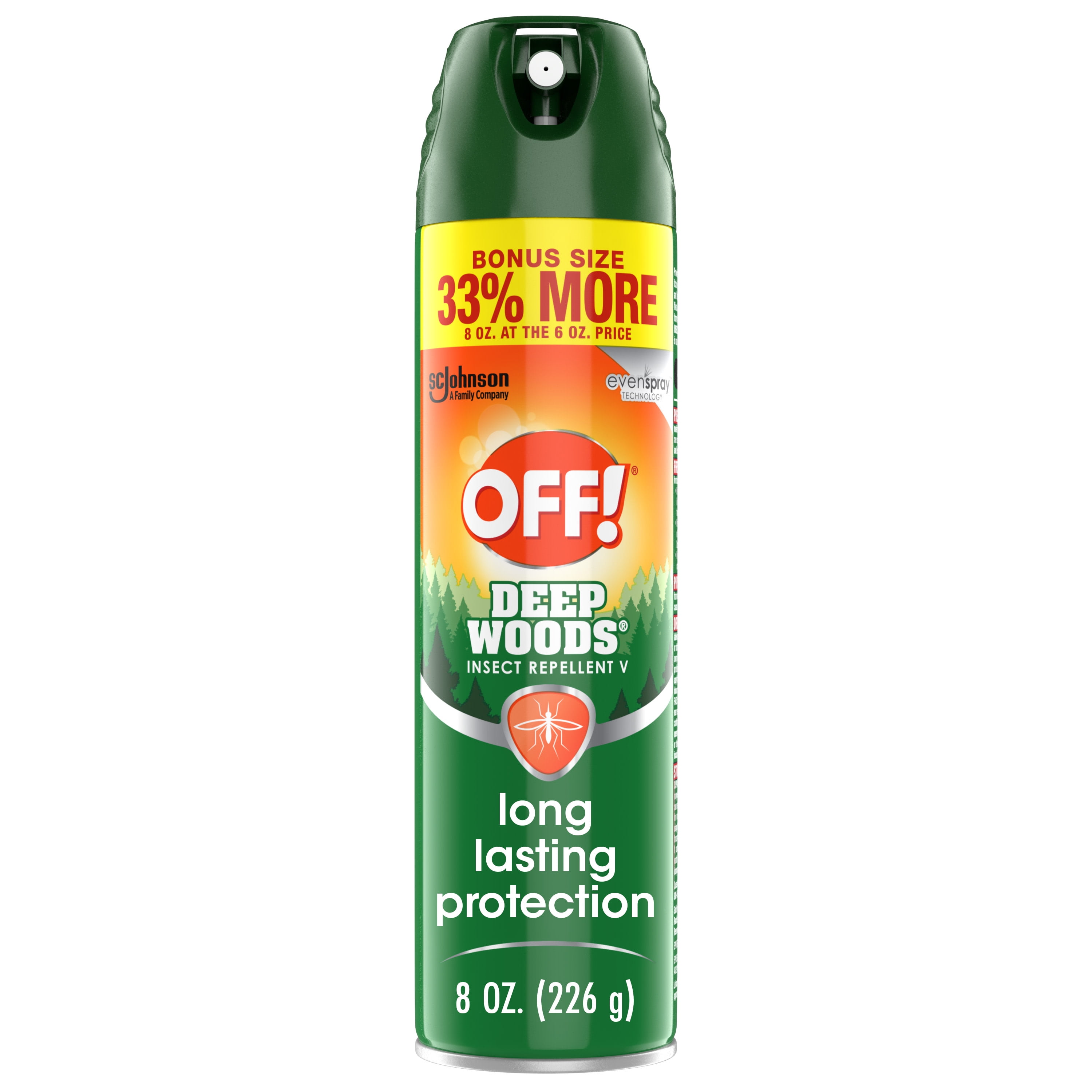 OFF! Deep Woods Aerosol Bug Spray, DEET Insect Repellent, Mosquito ...