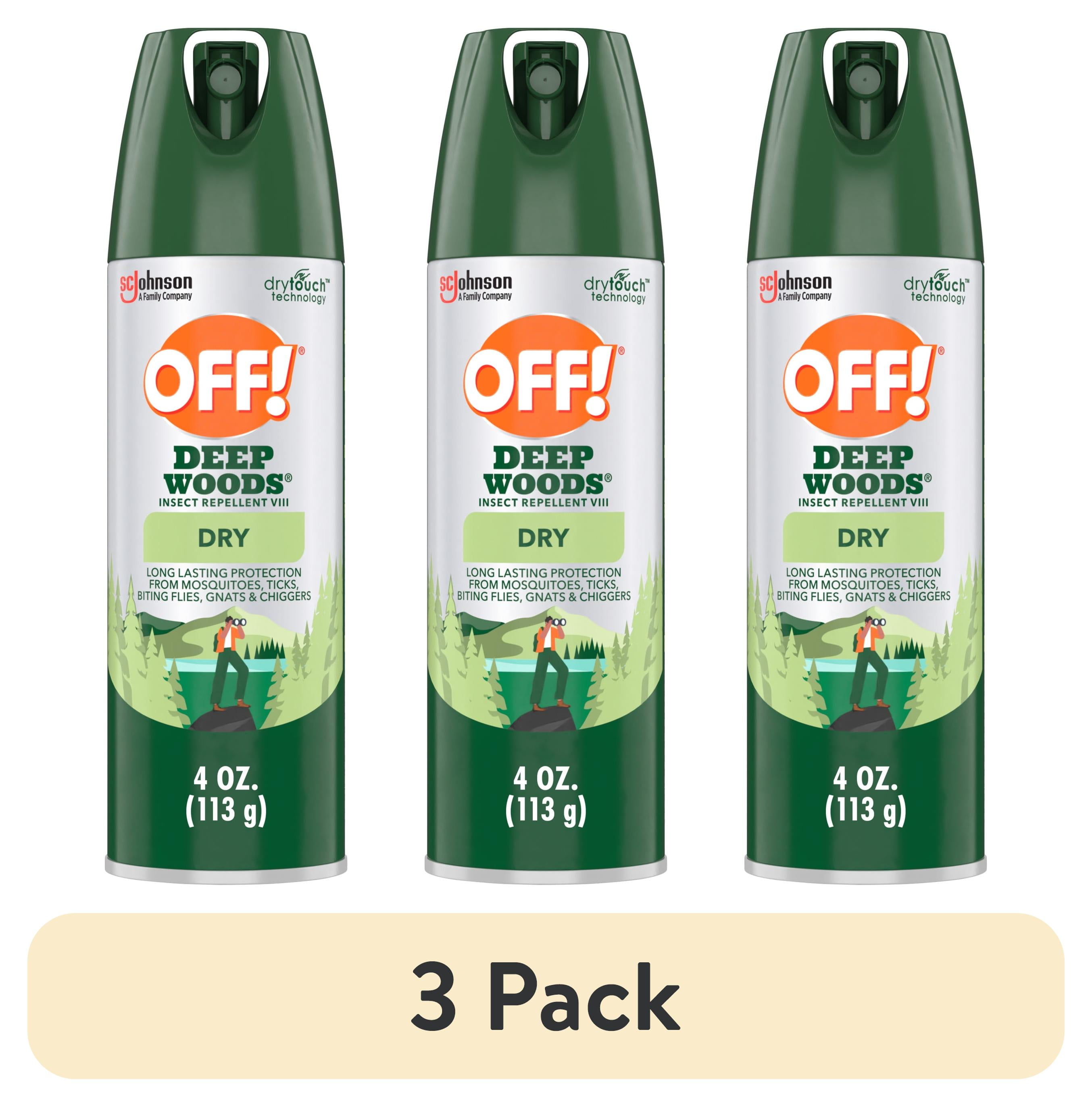 (3 pack) OFF! Deep Woods Long Lasting Protection 25% Deet Insect ...