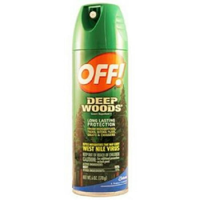 OFF! Deep Woods Long Lasting Protection Insect Repellent, Green ...