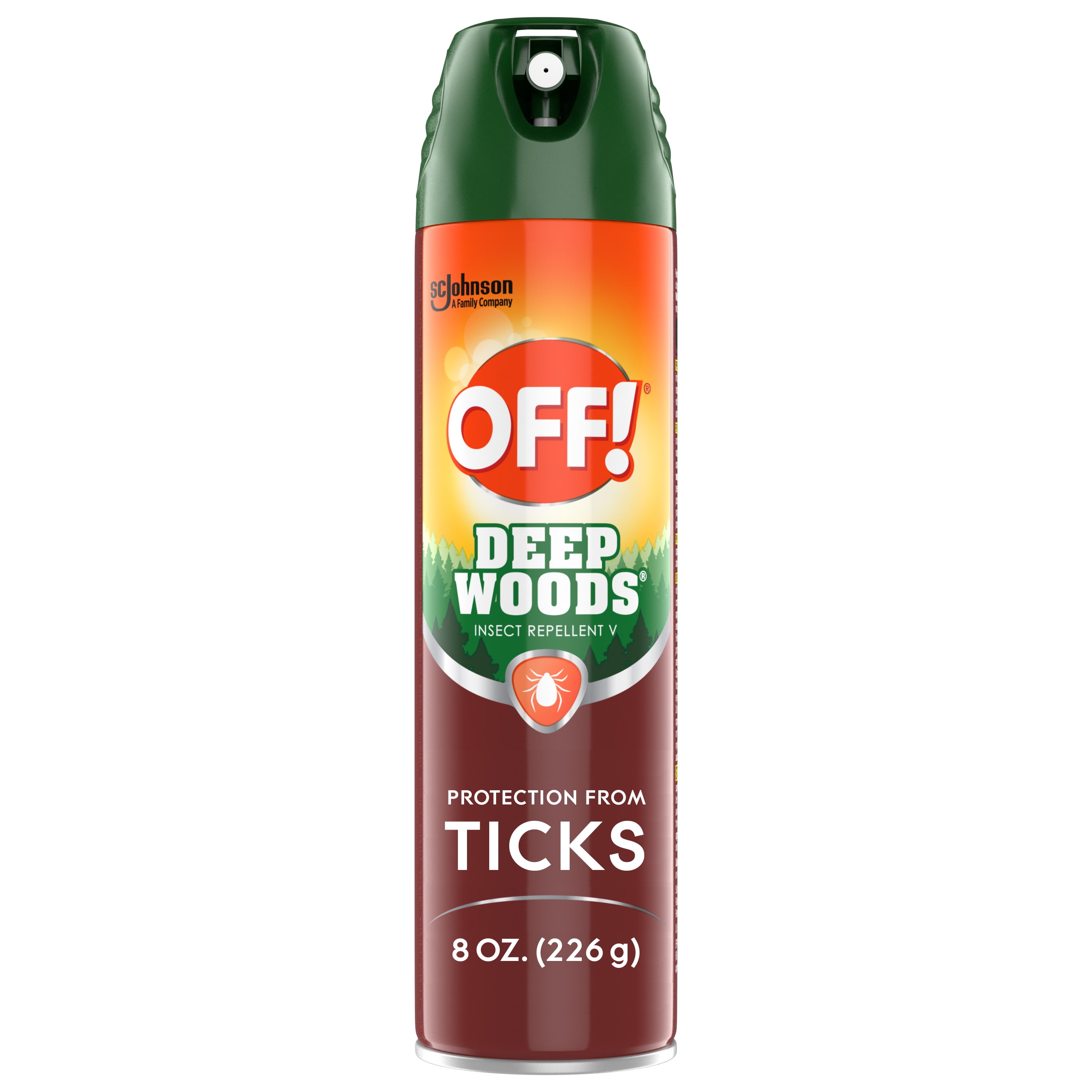 OFF! Deep Woods Tick Repellent V, Long Lasting Outdoor Mosquito Bug ...