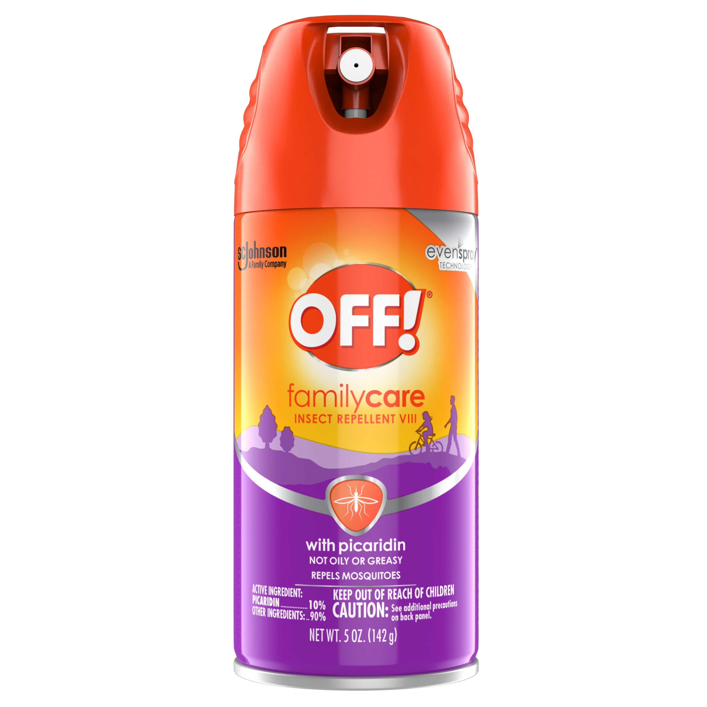 OFF! Family Care Bug Spray, Insect Repellent VIII for People, 5 oz ...