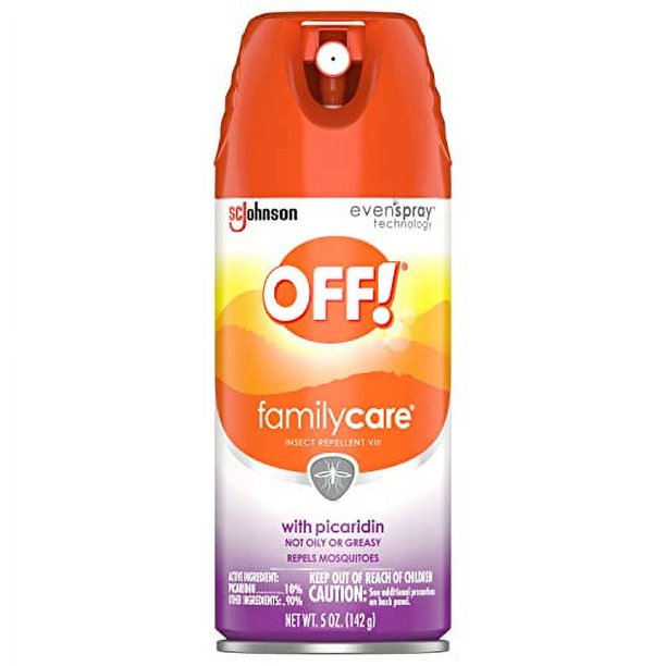 OFF! FamilyCare Insect & Mosquito Repellent Aerosol, Bug Spray Made with Picaridin for Everyday ...