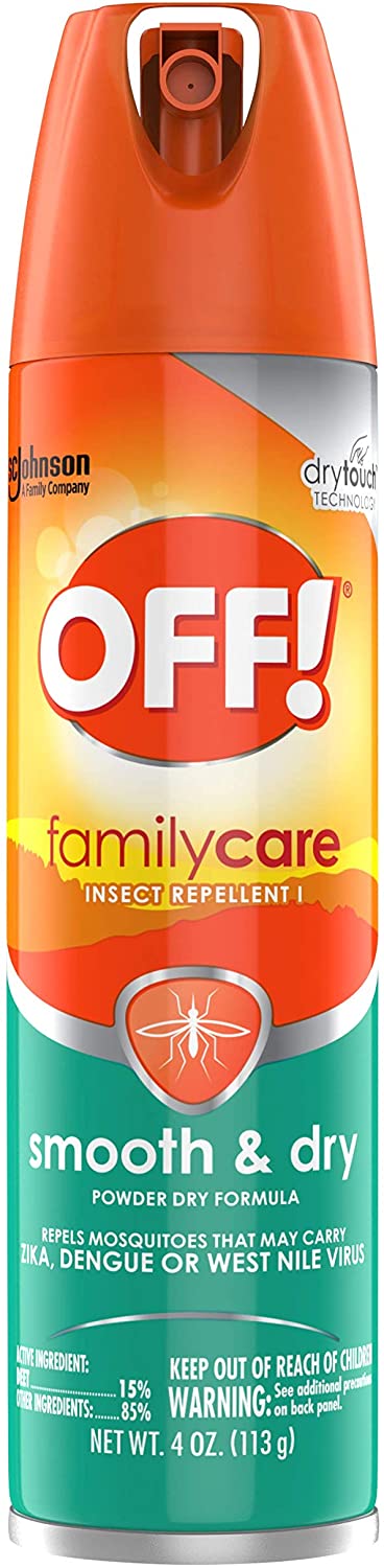 OFF! FamilyCare Insect Repellent I, Smooth & Dry, 4 oz, 4 ct - Walmart.com