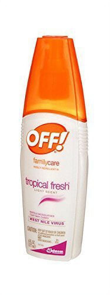 OFF! FamilyCare Insect Repellent III Tropical Fresh 6 fl oz (Pack of 2 ...