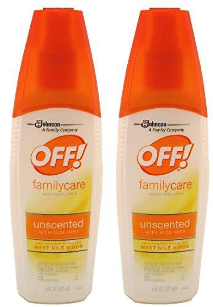 OFF! FamilyCare Insect Repellent IV, Unscented, 6 oz (1 ct) (Pack of 2 ...