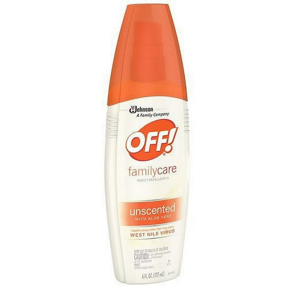 OFF! FamilyCare Insect Repellent IV, Unscented, 6 oz (1 ct) (Pack of 4 ...