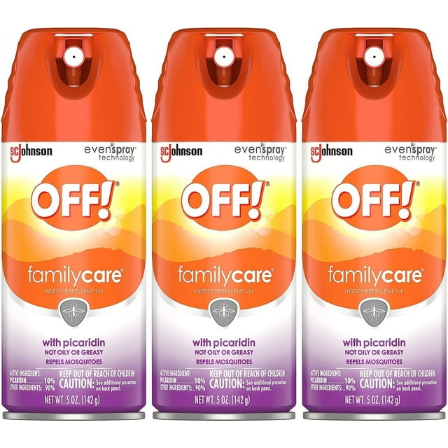 OFF FamilyCare Insect Repellent Spray, Smooth & Dry Bug Spray and ...