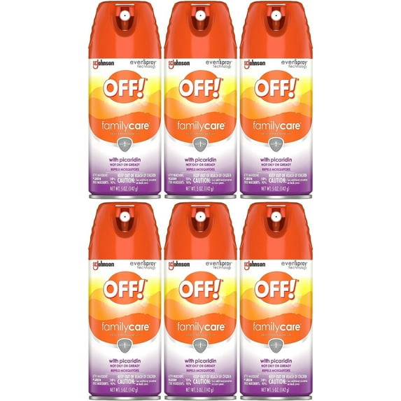 OFF! Insect Repellent Aerosol, Dry, Non-Greasy Bug Spray with Long ...