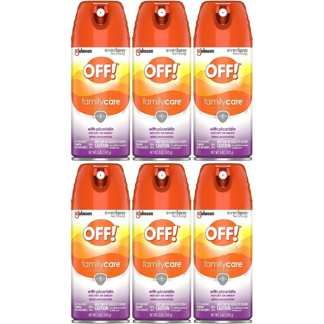 OFF! Insect Repellent Aerosol, Dry, Non-Greasy Bug Spray with Long ...