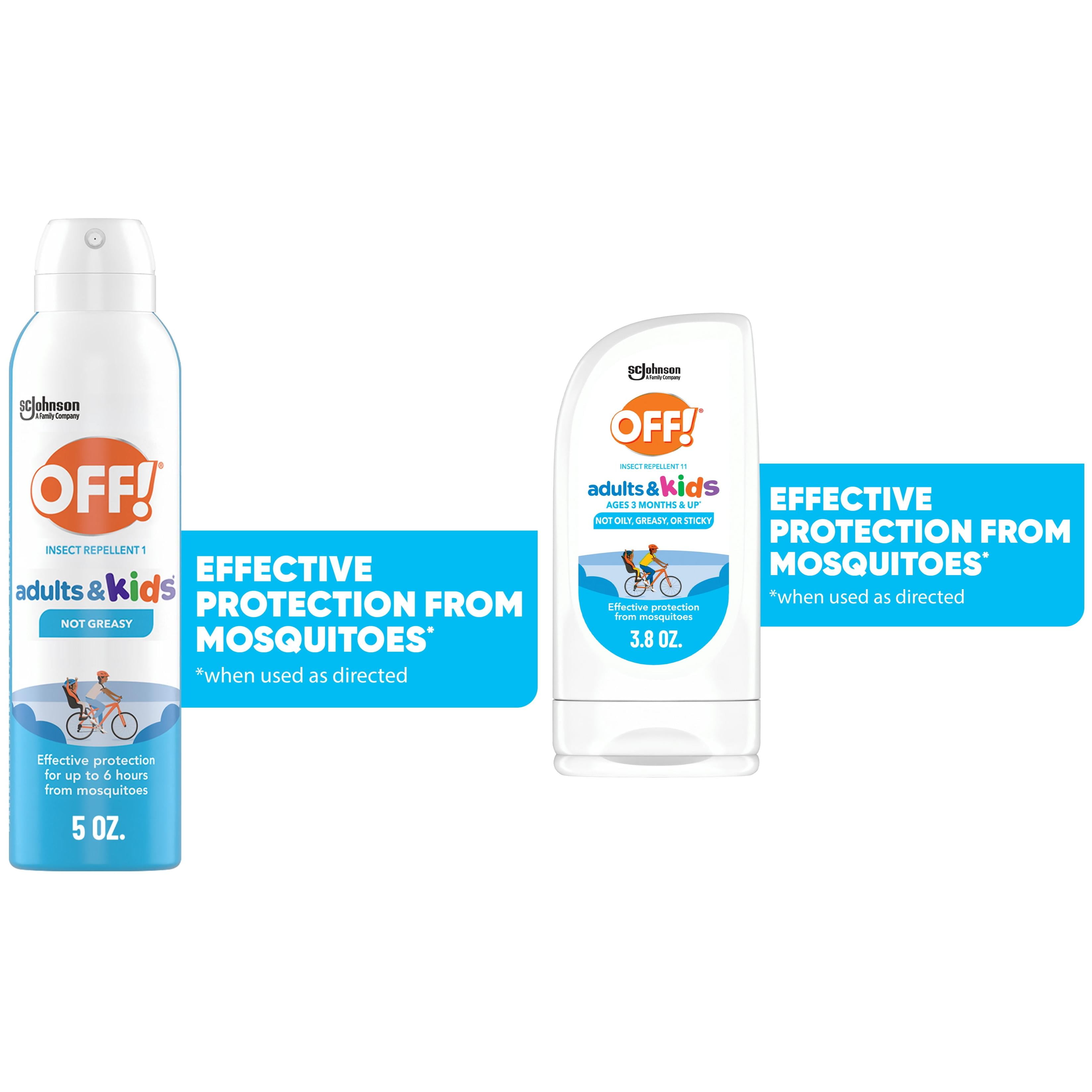 OFF! Insect Repellent Aerosol for Adults & Kids, Fragrance-Free, 5oz ...