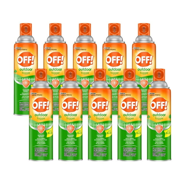 OFF! Outdoor Fogger 16 Ounce (Pack of 10) - Walmart.com