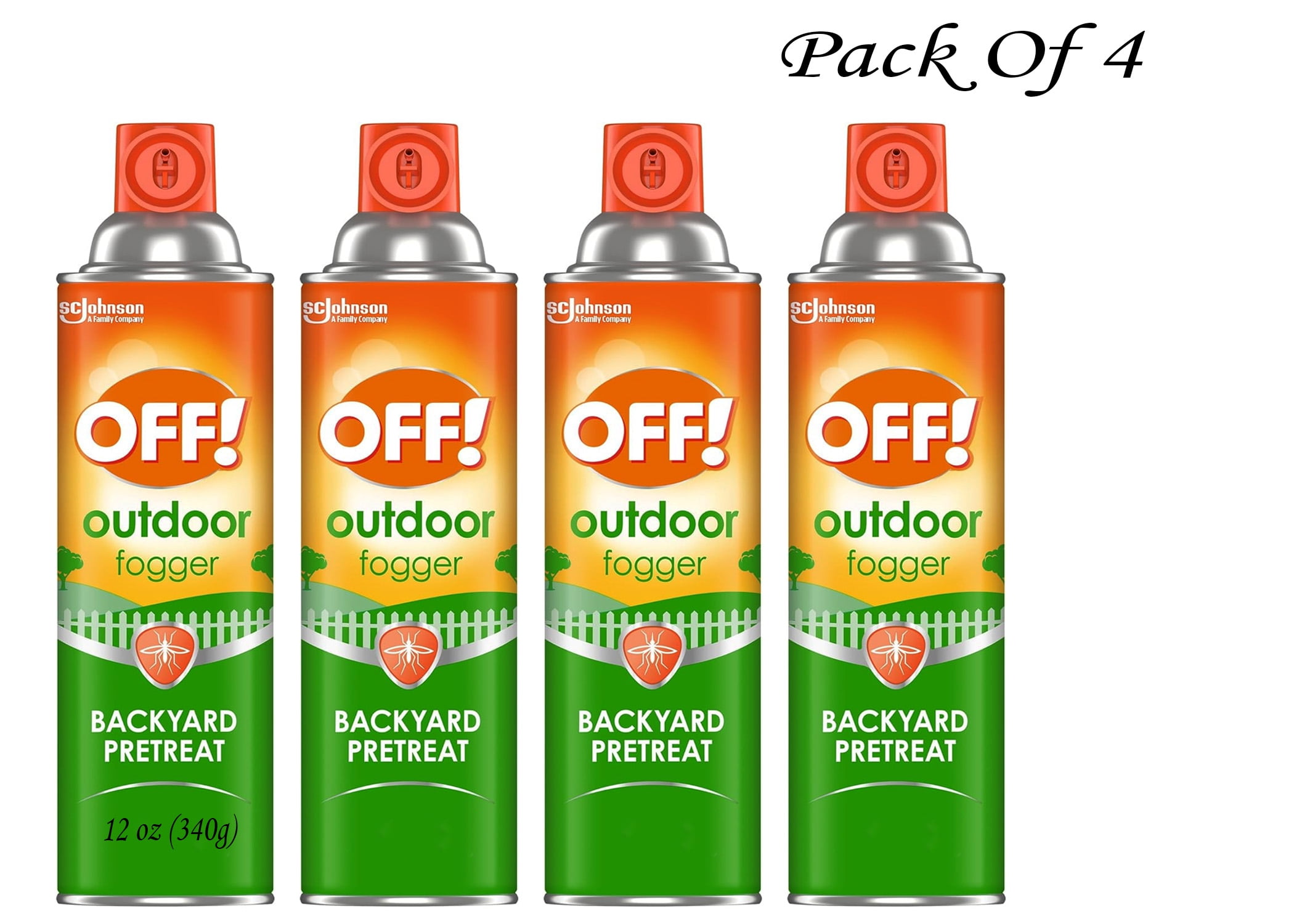 OFF! Outdoor Insect & Mosquito Repellent Fogger Backyard Pretreat, 12 ...