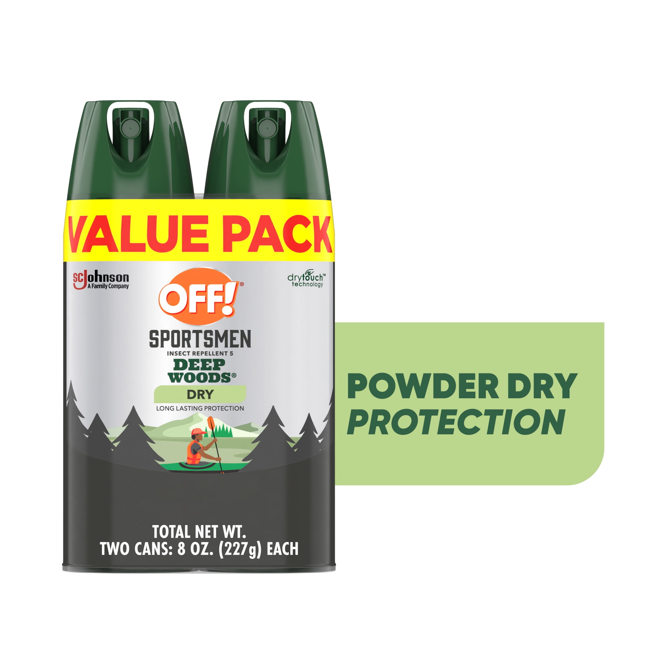 OFF! Deep Woods Sportsmen Insect Repellent with 25% DEET, 4 oz Aerosol ...