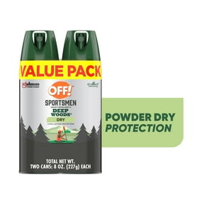 OFF! Insect Repellent Aerosol, Dry, Non-Greasy Bug Spray with Long ...