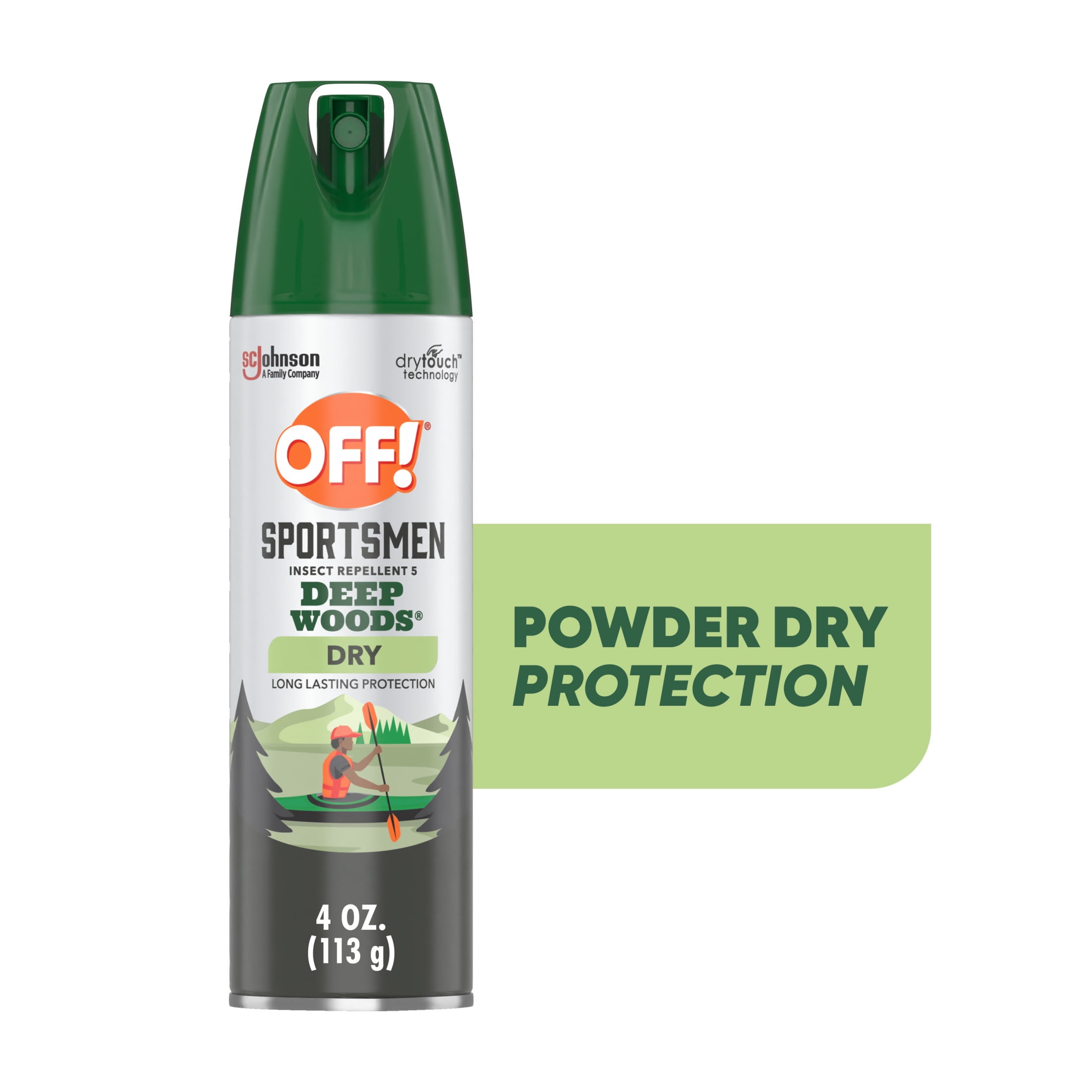 OFF! Deep Woods Sportsmen Dry Insect & Mosquito Repellent Aerosol, Bug ...