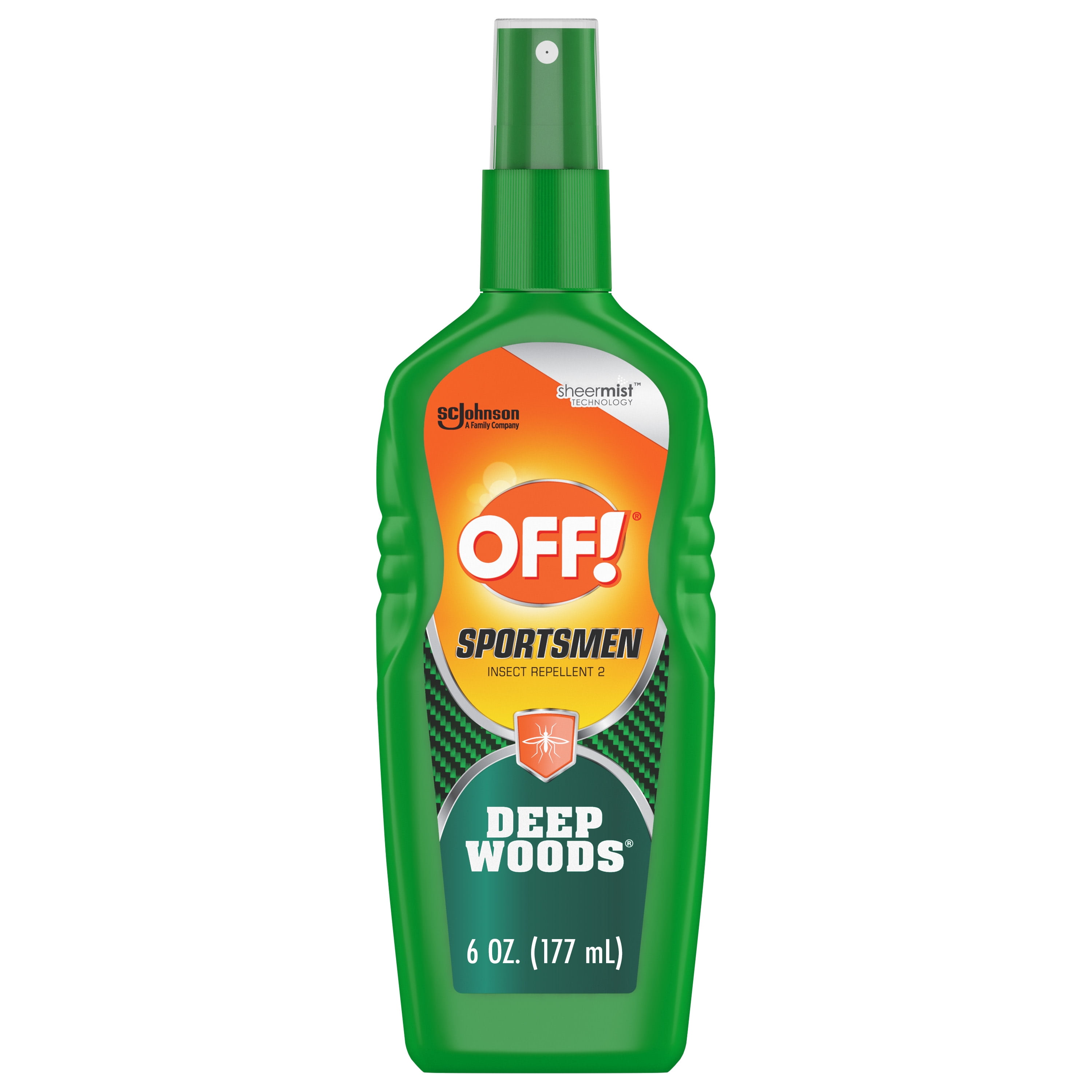 OFF! Sportsmen Deep Woods Insect Repellent II Spritz6 oz - Walmart.com