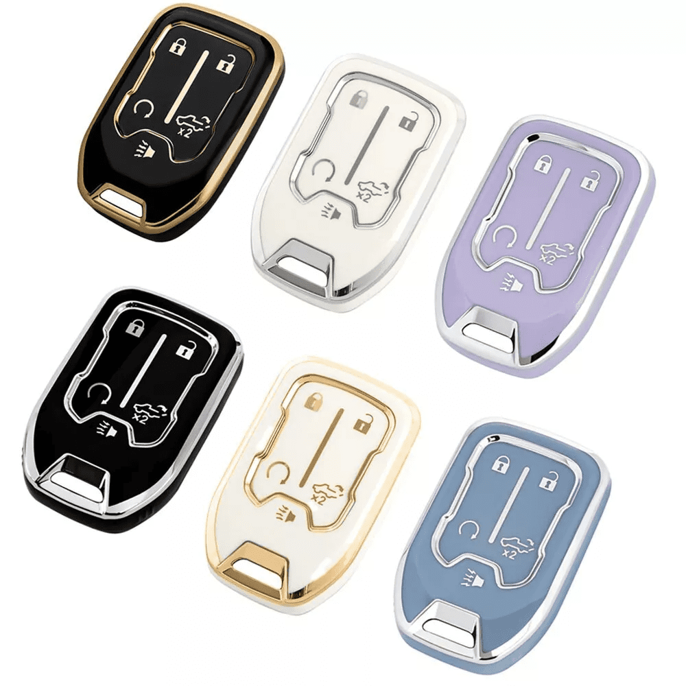 OFFCURVE 6pcs for Chevy Key Fob Cover Soft TPU Full Protection Key ...