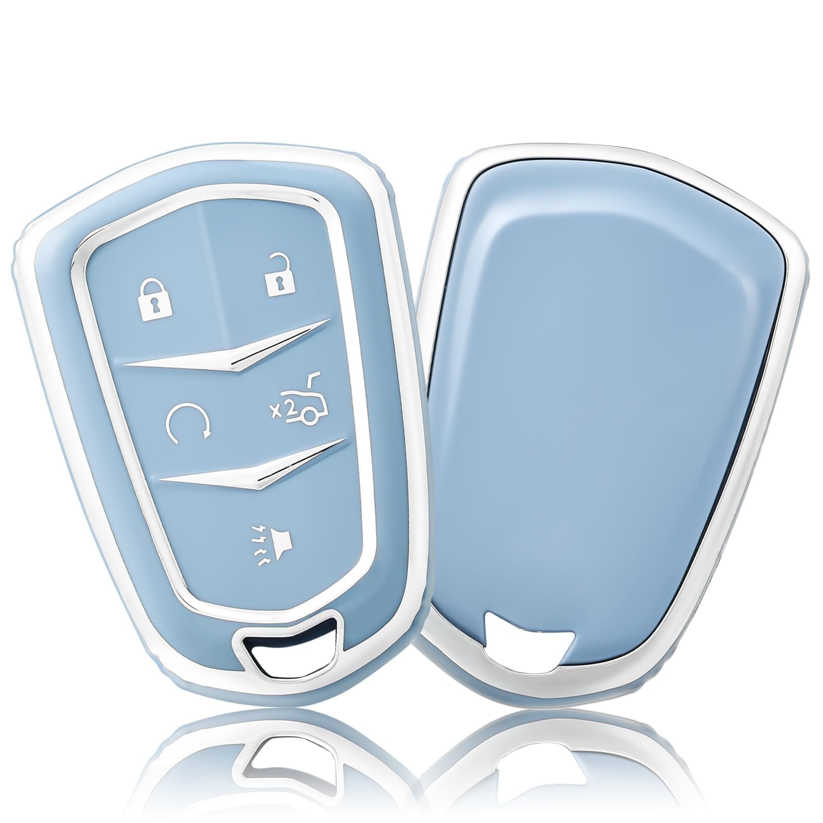 OFFCURVE for Cadillac Escalade Key Fob Cover, for Cadillac ATS CTS CT6 ...