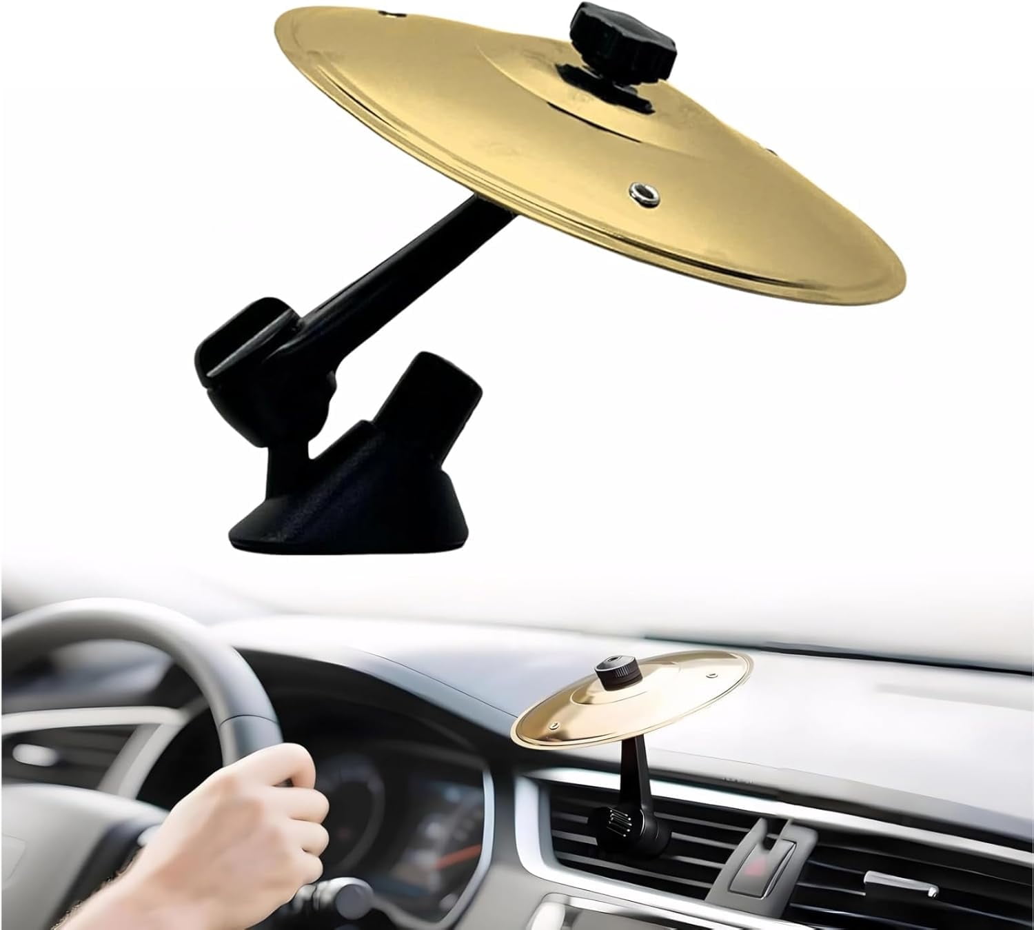 OFFCURVE Car Crash Cymbal,Compact Size, Crisp Sound,Easy Mount ...