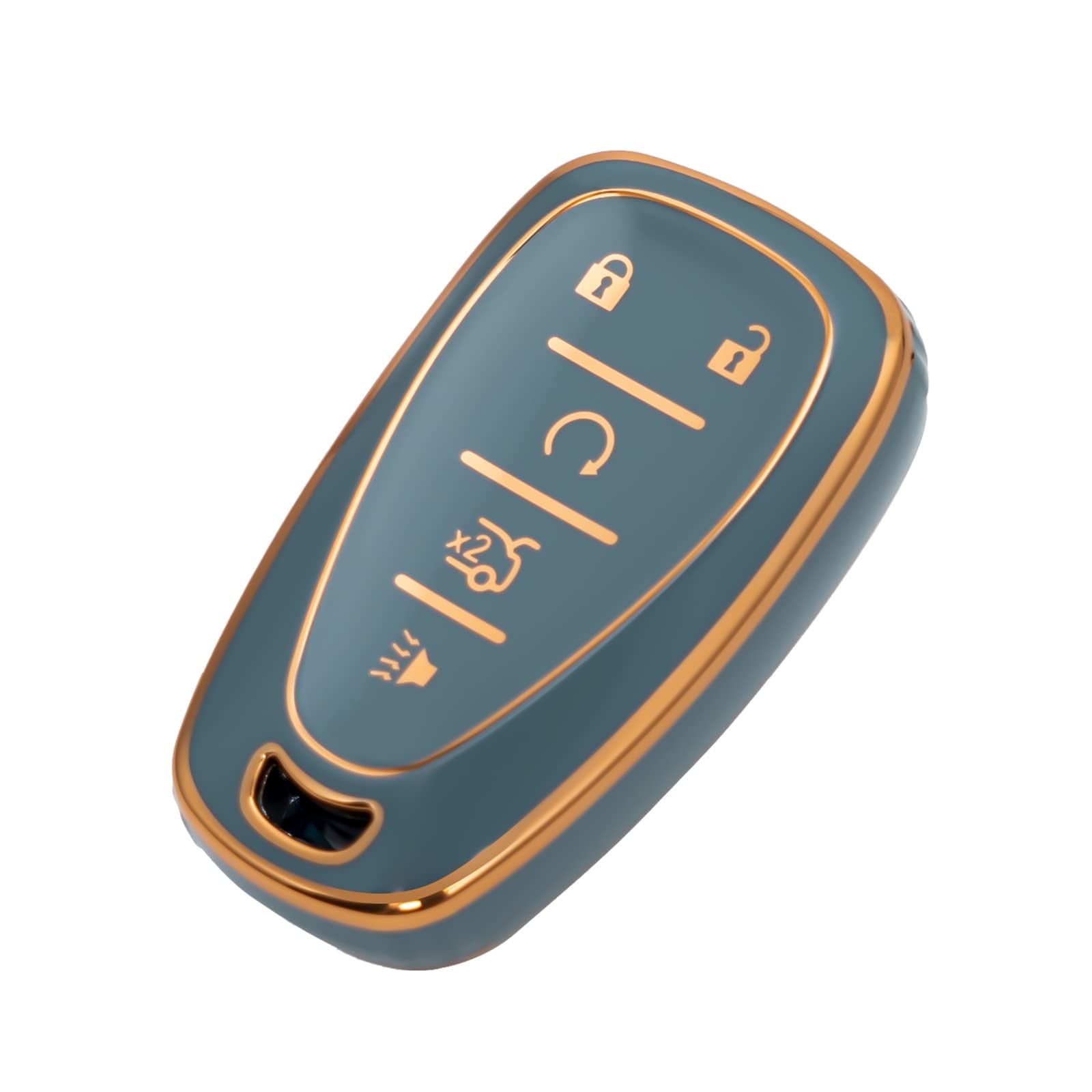 OFFCURVE for Chevrolet Car Key Fob Cover Case Soft TPU Full Car Key ...