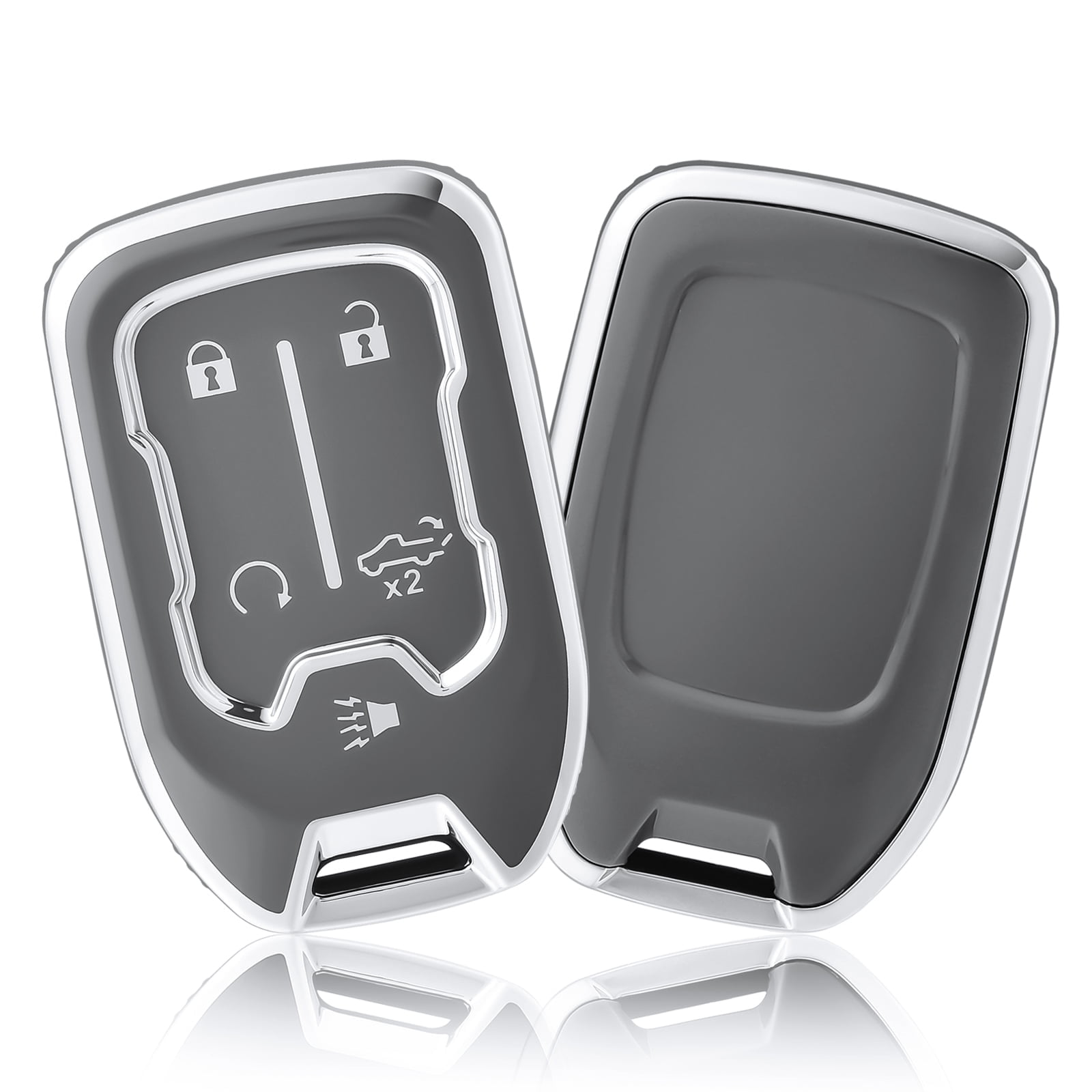 OFFCURVE Compatible GMC Key Fob Covers GMC Sierra 1500 2500HD 3500HD ...