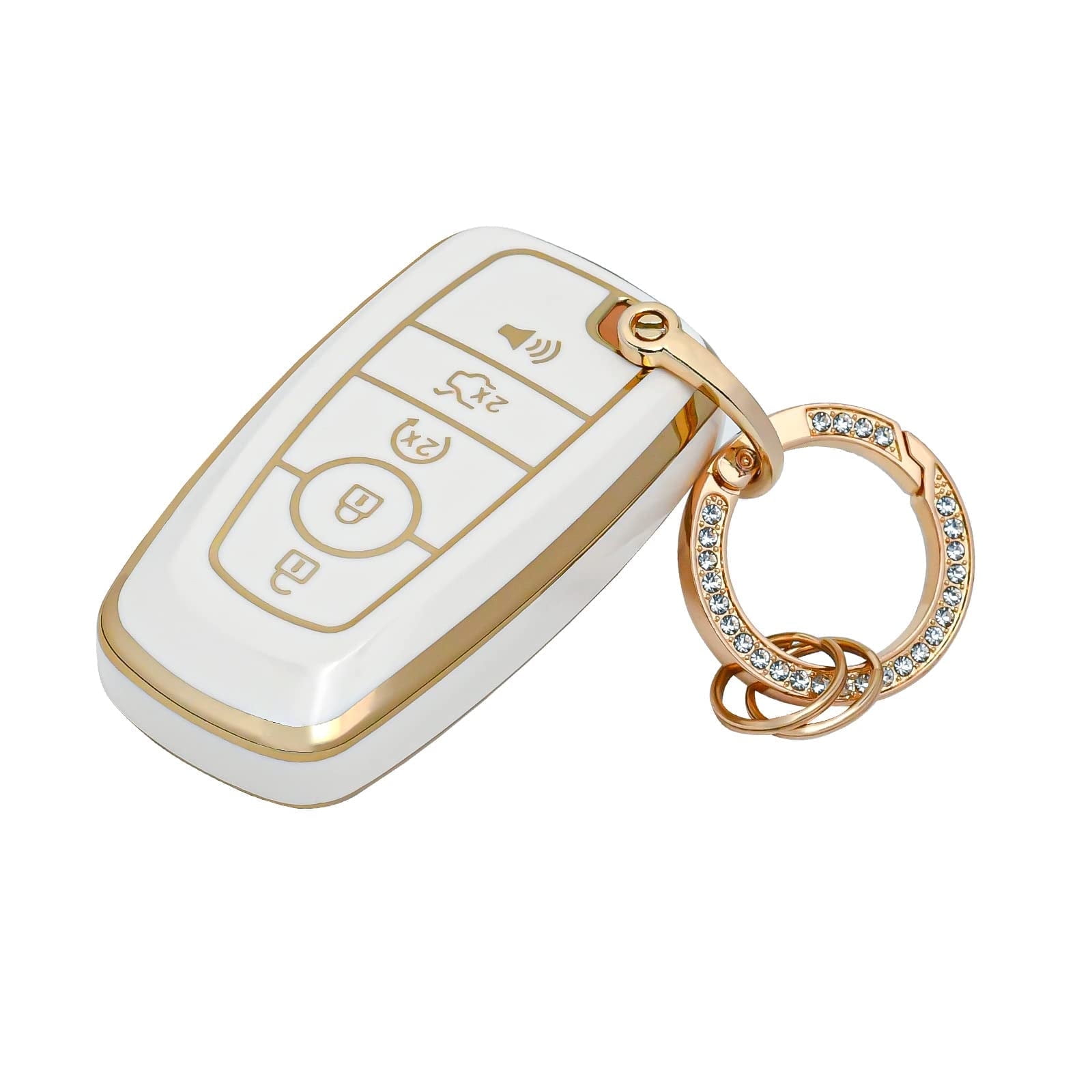OFFCURVE for Ford Key Fob Cover for Explorer Bronco Escape Edge ...
