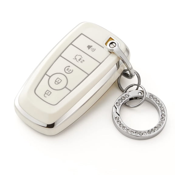 OFFCURVE Key Fob Cover with key ring,Key Fob Case for Chevrolet Smart ...