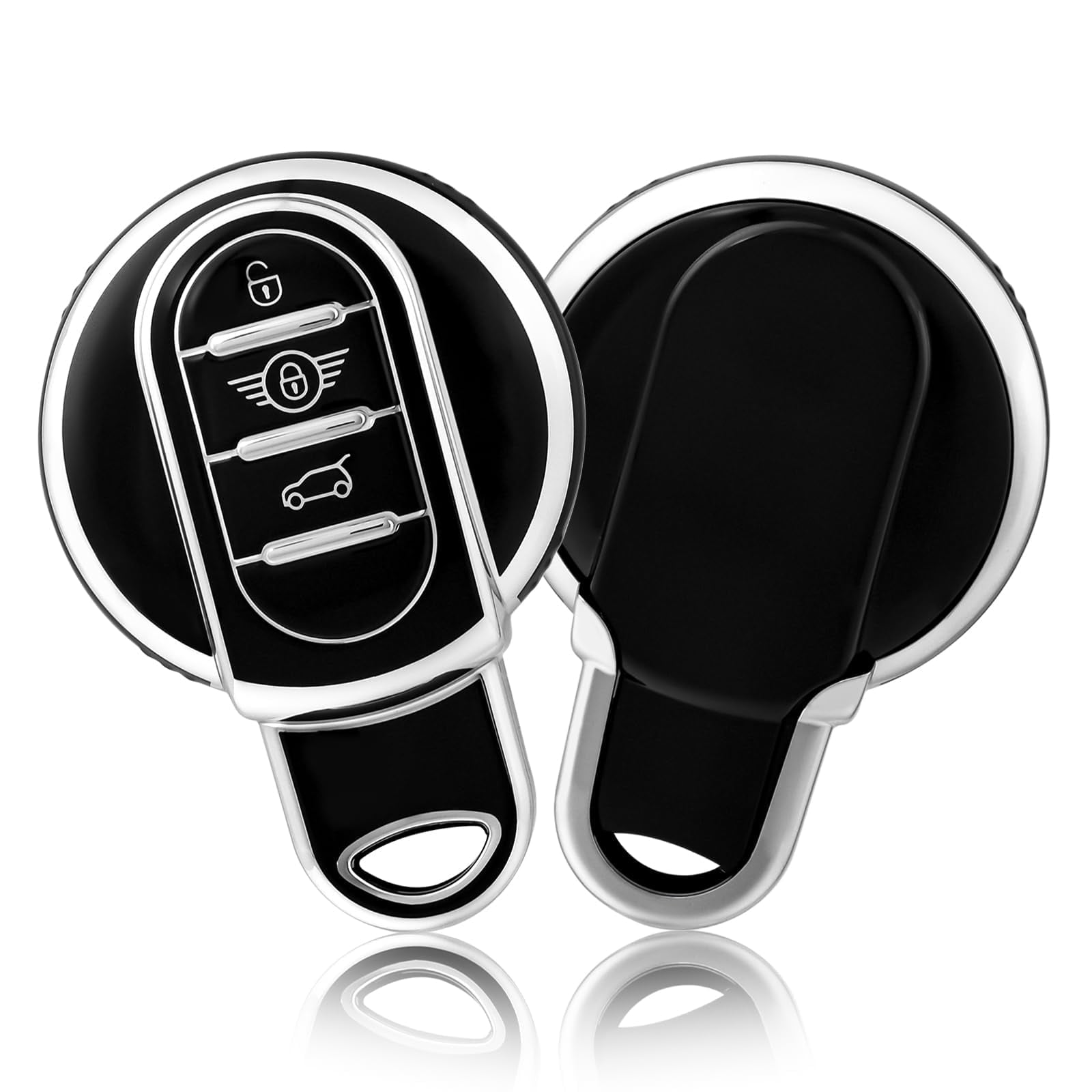 OFFCURVE Key Fob Cover for BMW Mini, Car Key Case Compatible with BMW ...
