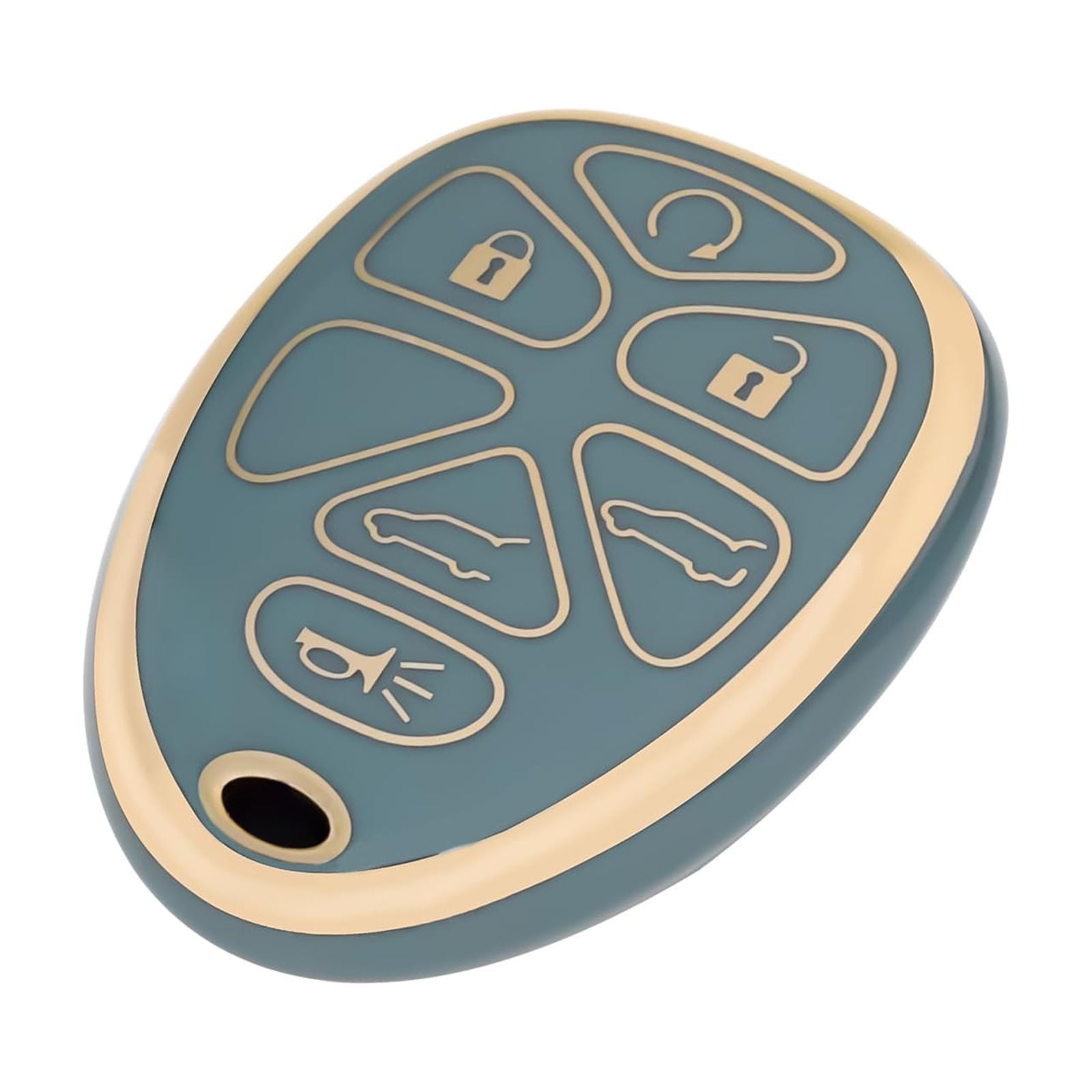 OFFCURVE Key Fob Cover for Chevy Buick, Soft TPU Car Key Case Protector ...